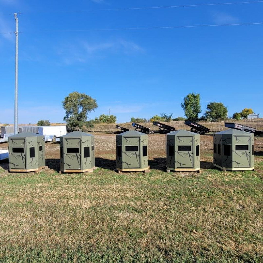 New 6x6 Double Drop Hunting Blind