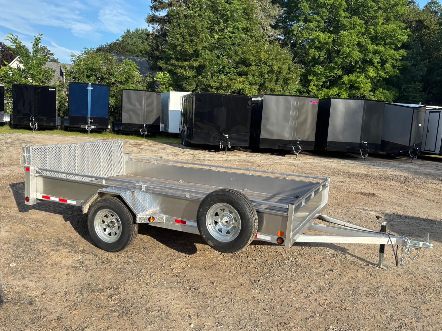 New 2025 Triumph 7X12 Aluminum Utility Trailer/Bi-fold ramp- 2990GVW ...