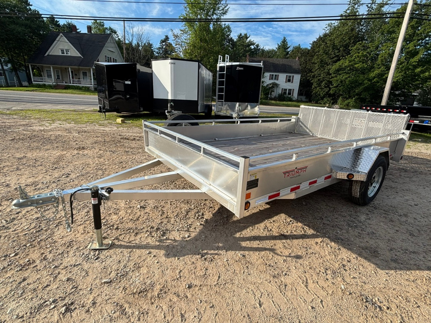 New 2025 Triumph 7X12 Aluminum Utility Trailer/Bi-fold ramp- 2990GVW ...