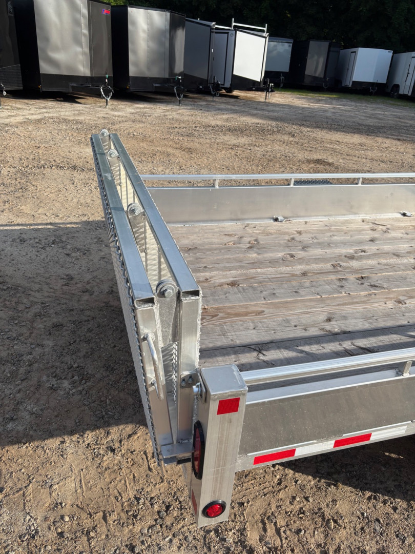 New 2025 Triumph 7X12 Aluminum Utility Trailer/Bi-fold ramp- 2990GVW ...
