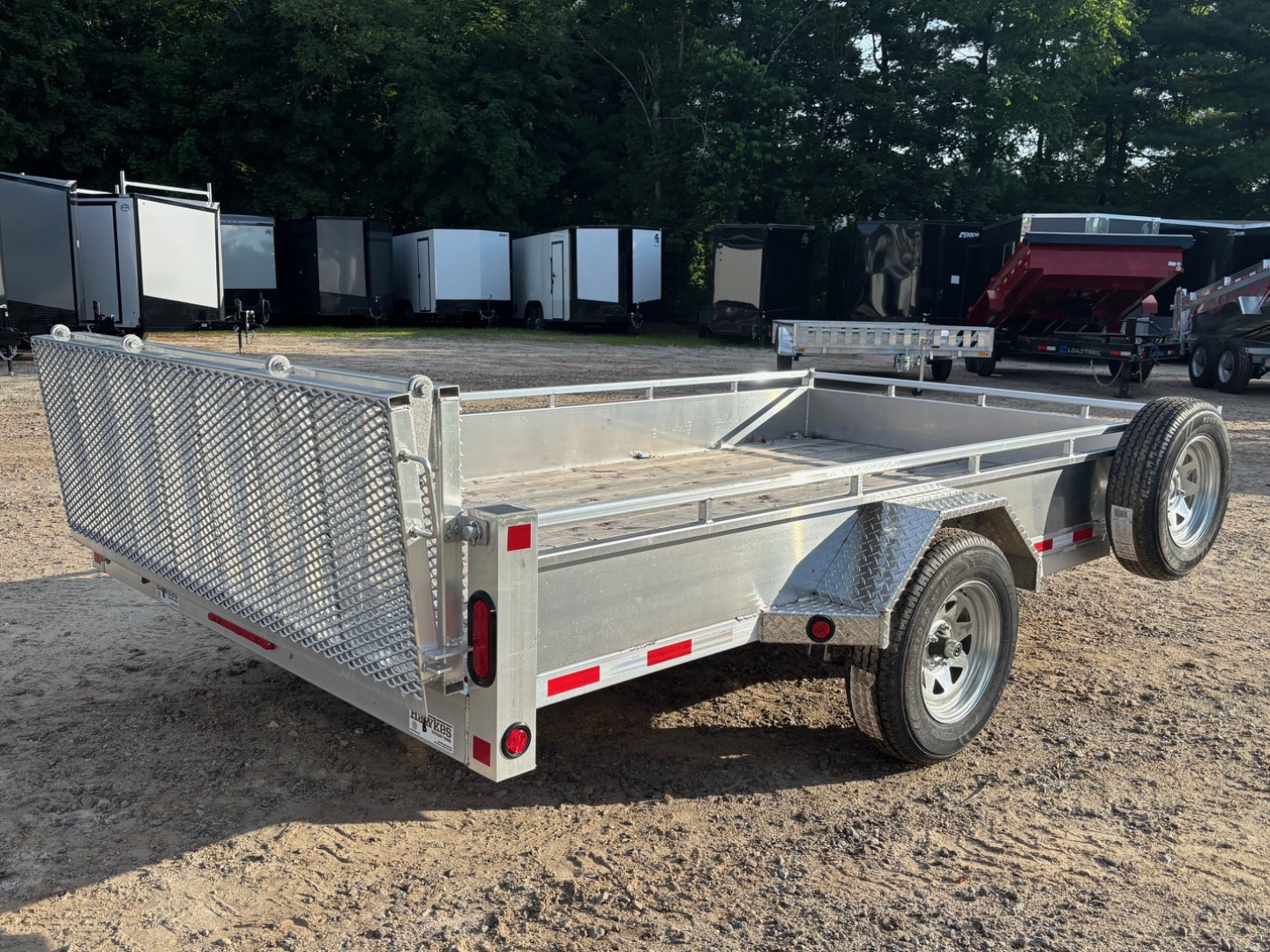 New 2025 Triumph 7X12 Aluminum Utility Trailer/Bi-fold ramp- 2990GVW ...