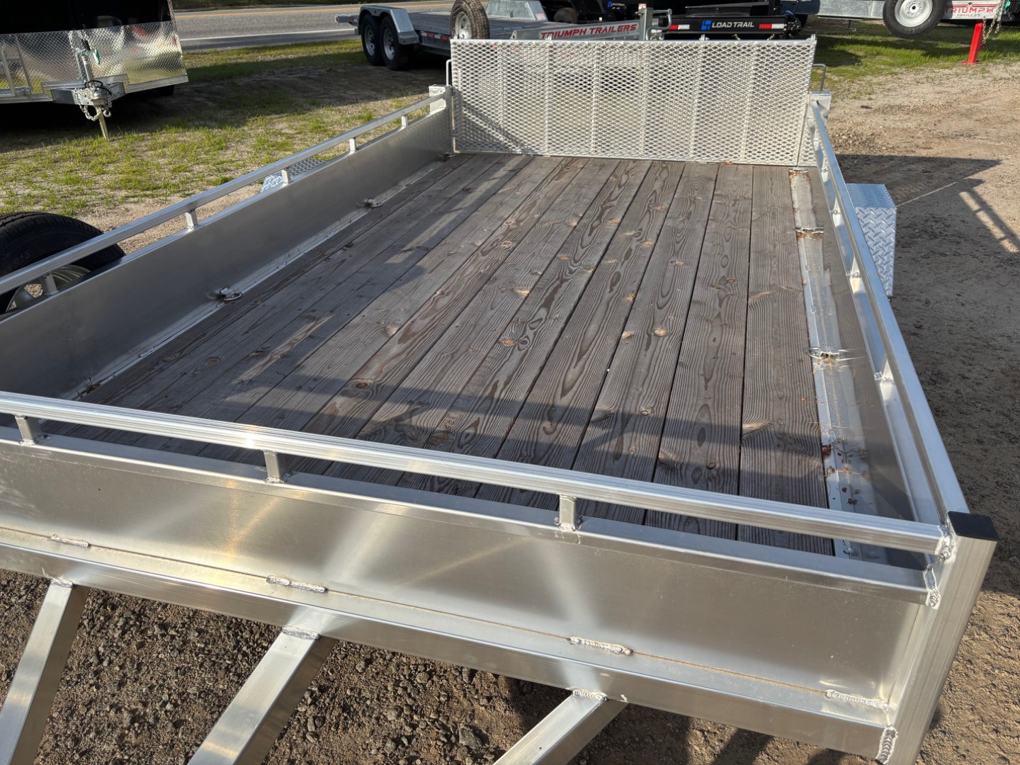 New 2025 Triumph 7X12 Aluminum Utility Trailer/Bi-fold ramp- 2990GVW ...