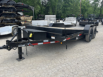 New 2025 P & T Trailers 14K 20' POWER TILT Equipment Trailer