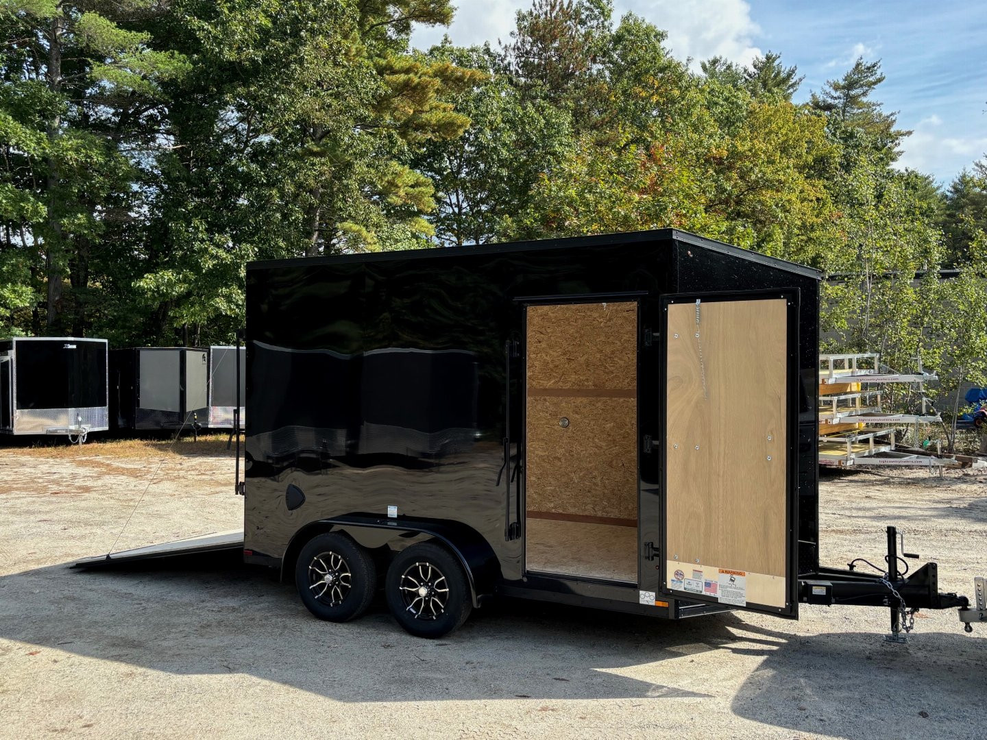 New 2025 US Cargo 7X12 +2ft V nose/ I-beam frame/ 7'6" interior height ...