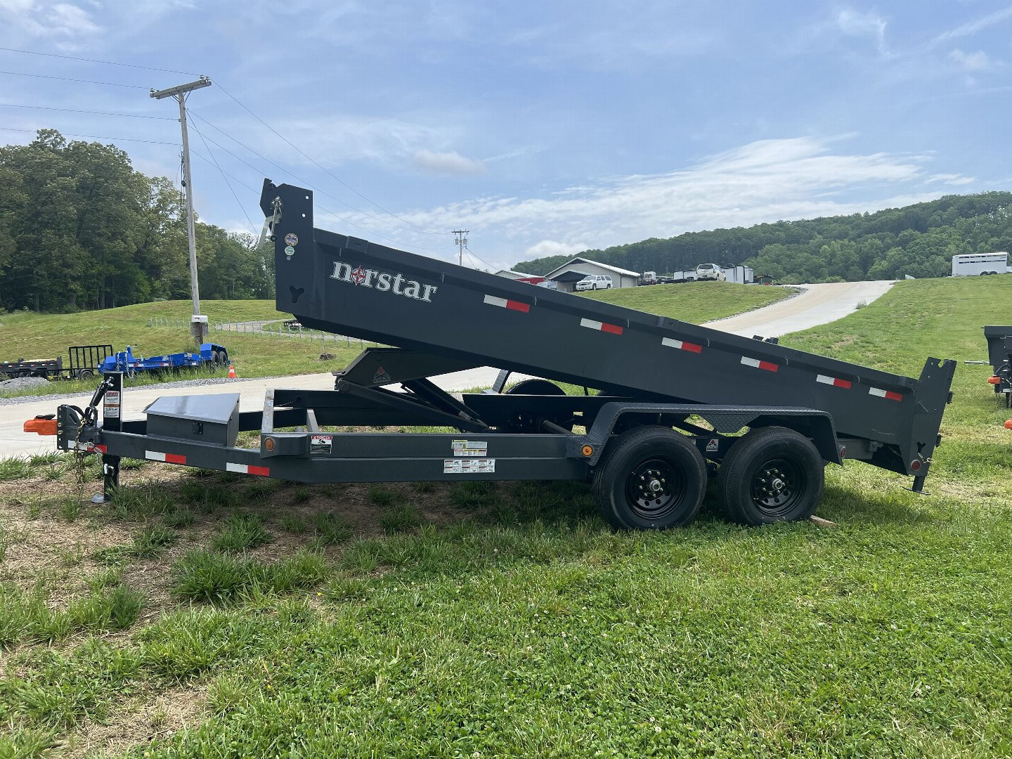 New 2025 Norstar DCB 7X16 Dump Trailer