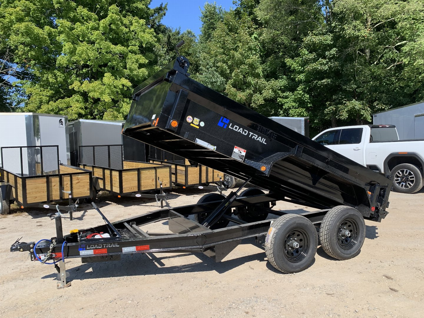 New 2025 LOAD TRAIL 6x12-DE Dump Trailer/ Tarp & Ramps/ Barn Doors ...