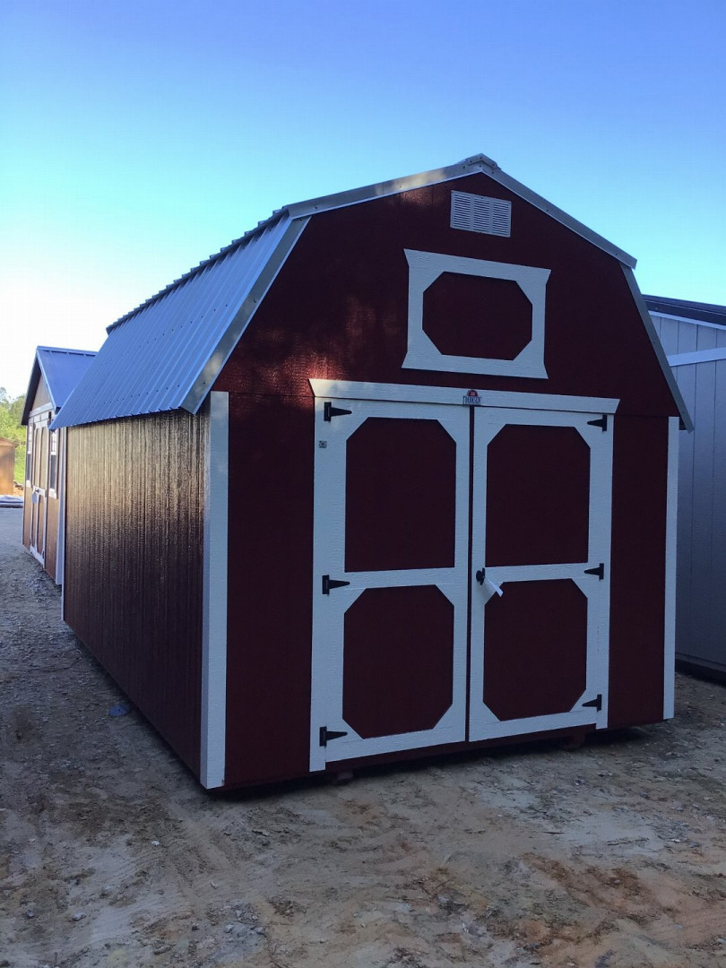 New Derksen Portable Buildings 10x16 Painted Lofted Barn