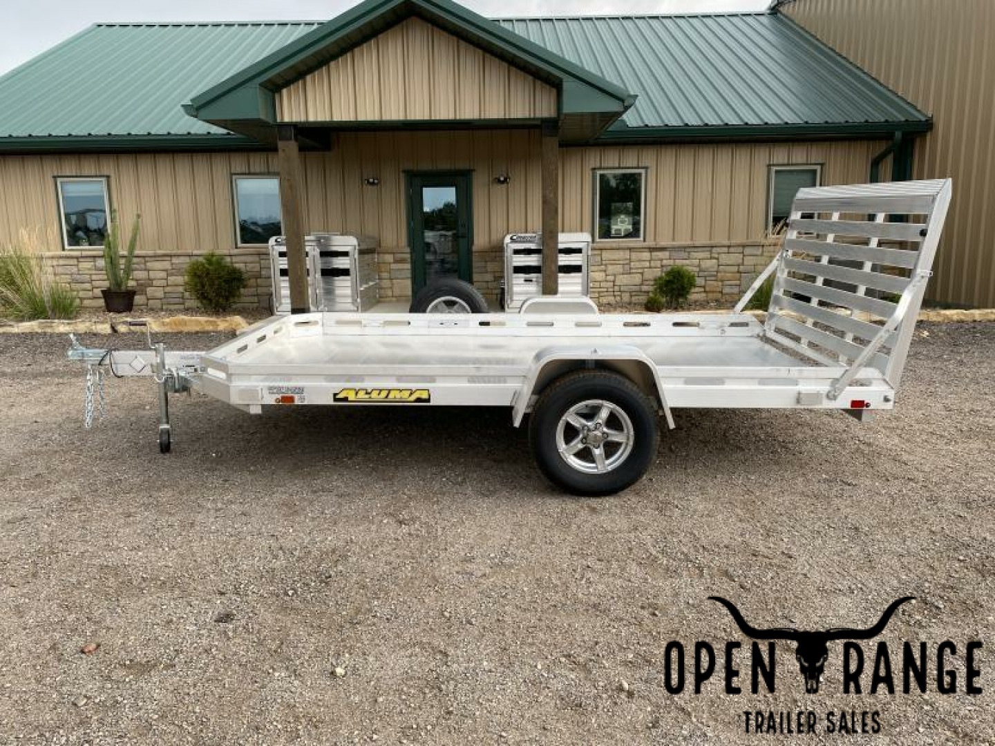 New 2024 Aluma 7712 TG Utility Trailer