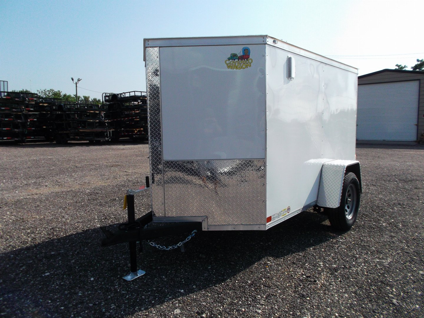 New 2025 COVERED WAGON TRAILERS 5x8 SA Cargo Trailer / Enclosed Trailer ...
