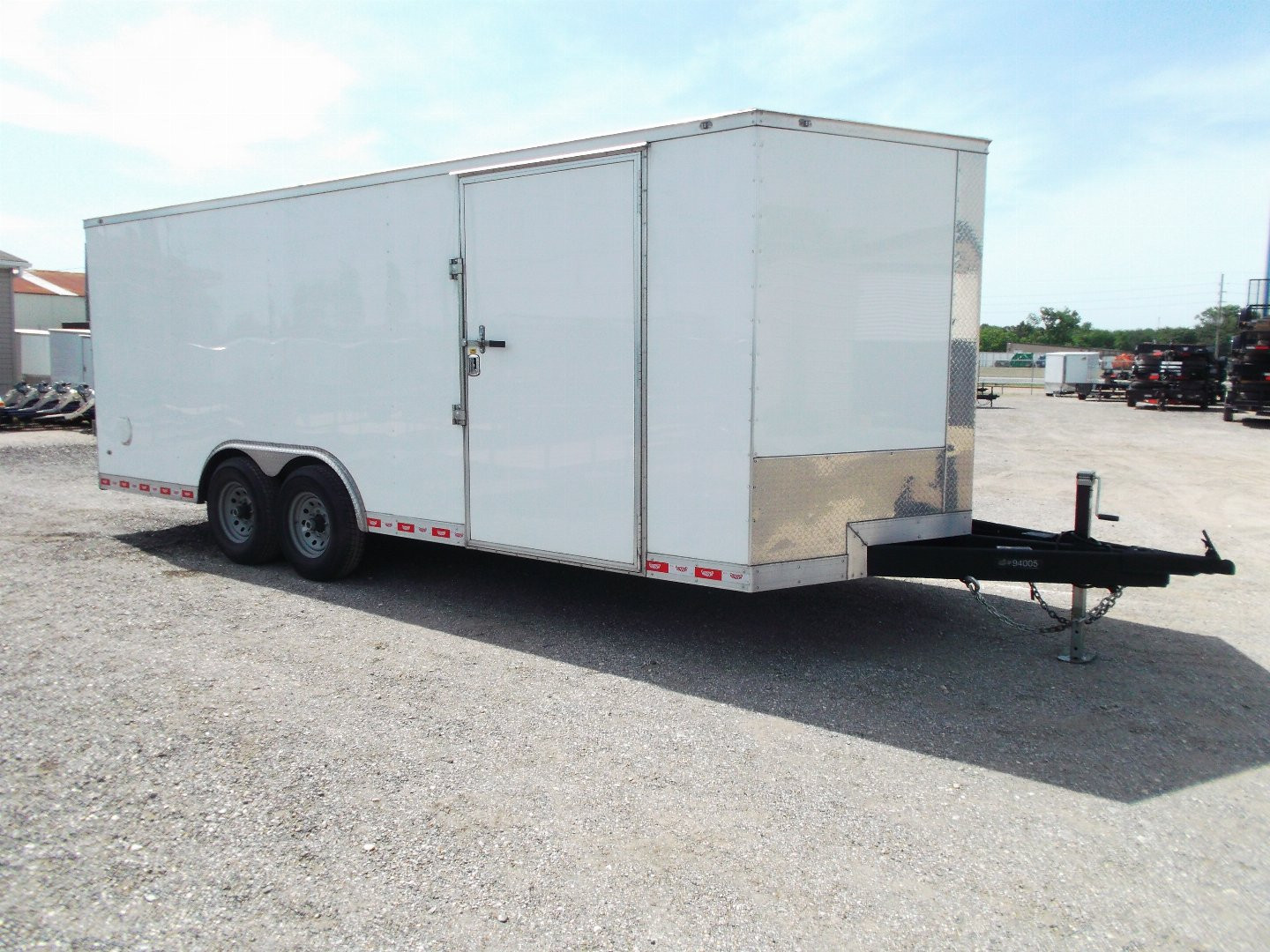 Used 2024 COVERED WAGON TRAILERS 8.5x20 Heavy Duty Cargo Trailer ...