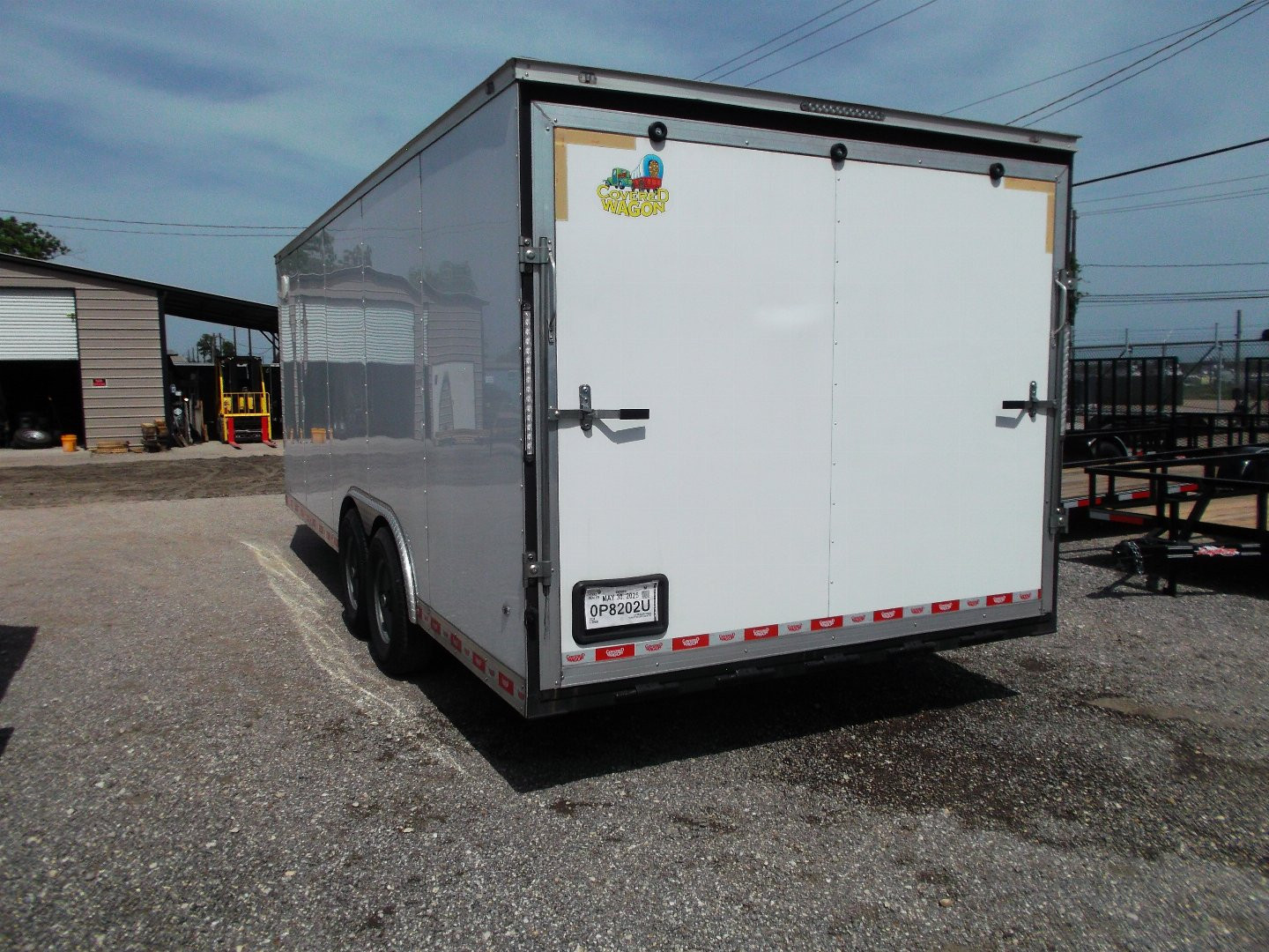 Used 2024 COVERED WAGON TRAILERS 8.5x20 Heavy Duty Cargo Trailer ...