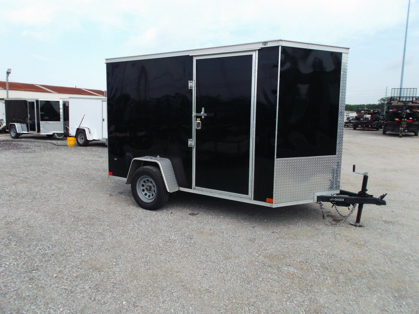 Used 2024 COVERED WAGON TRAILERS 6x10 SA Cargo / Enclosed Trailer / 6'6 ...