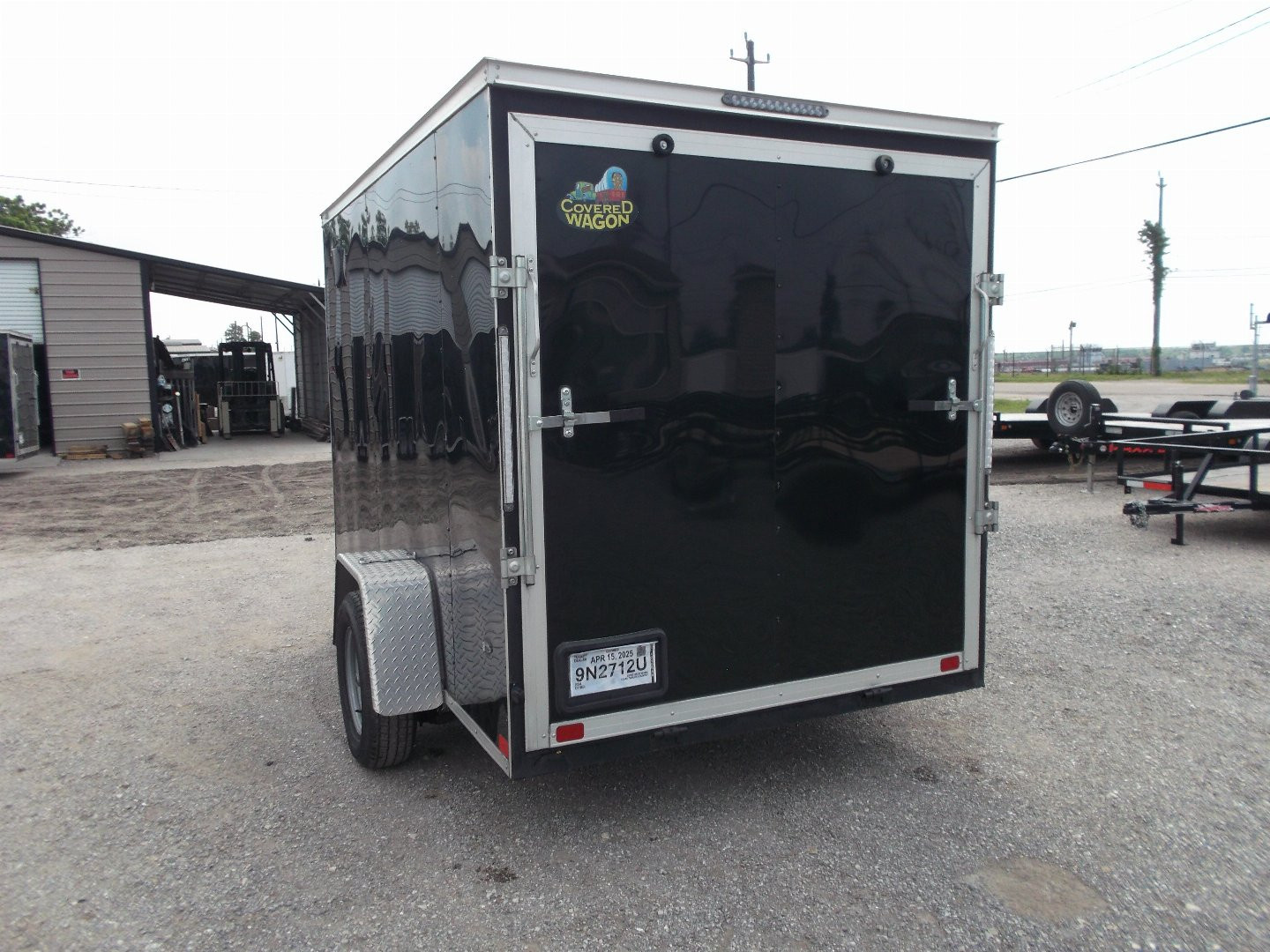 Used 2024 COVERED WAGON TRAILERS 6x10 SA Cargo / Enclosed Trailer / 6'6 ...