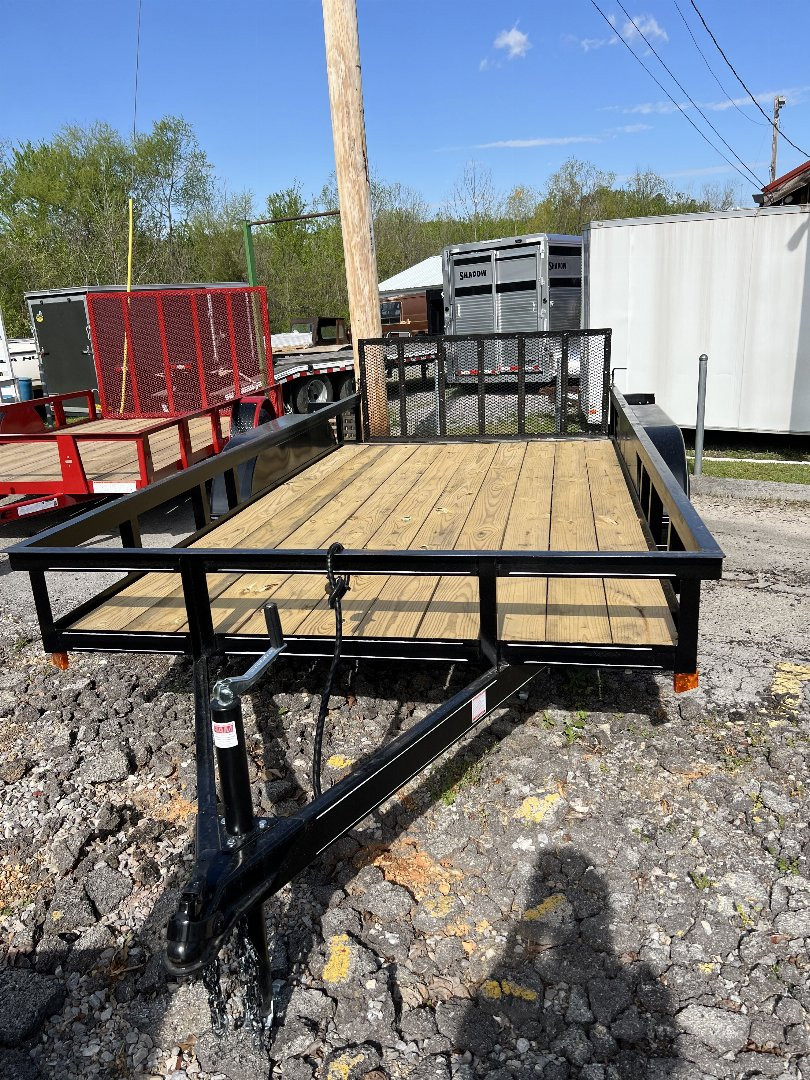 New 2025 P & T Trailers 77X14 WT Utility Trailer