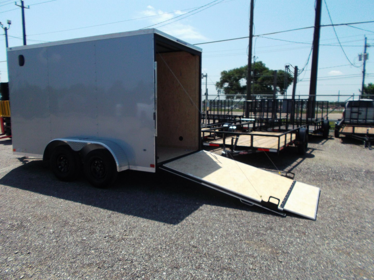 New 2025 COVERED WAGON TRAILERS 6x12 TA Cargo Trailer / Enclosed ...