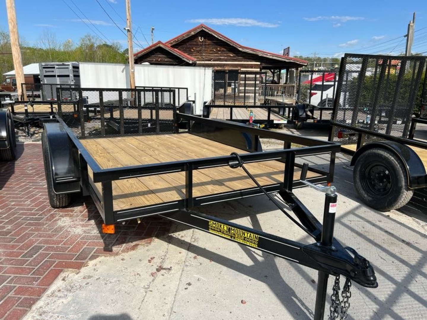 New 2025 P & T Trailers 77X12 WT Utility Trailer