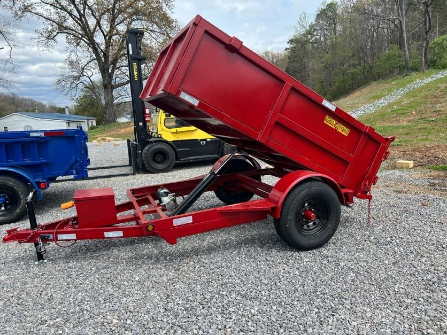 New 2025 P & T Trailers 5K 5X8 3 WAY GATE Dump Trailer for sale in ...