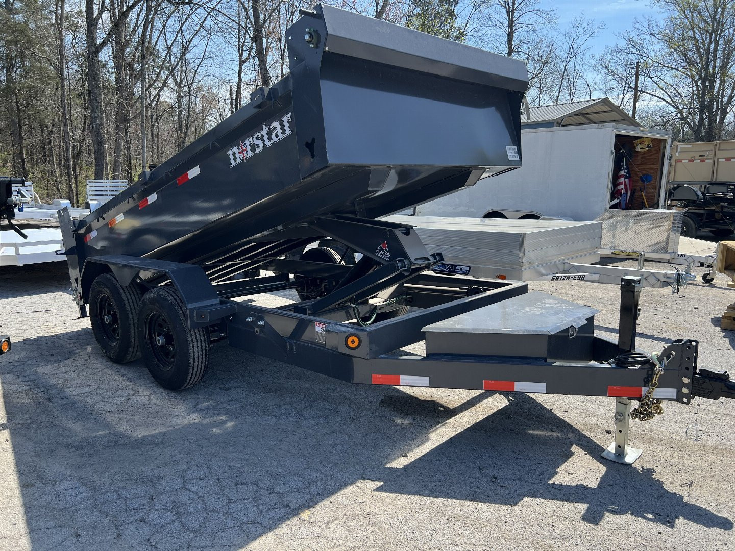 New 2025 Iron Bull DCB 72X12 RAMPS, TARP, 5.2K Dump Trailer