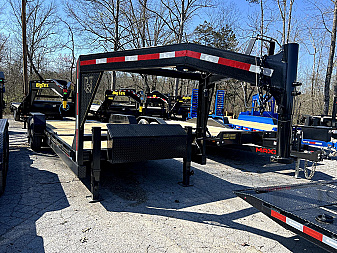 New 2025 P & T Trailers 82X22 14K FULL TILT GOOSENECK Equipment Trailer ...