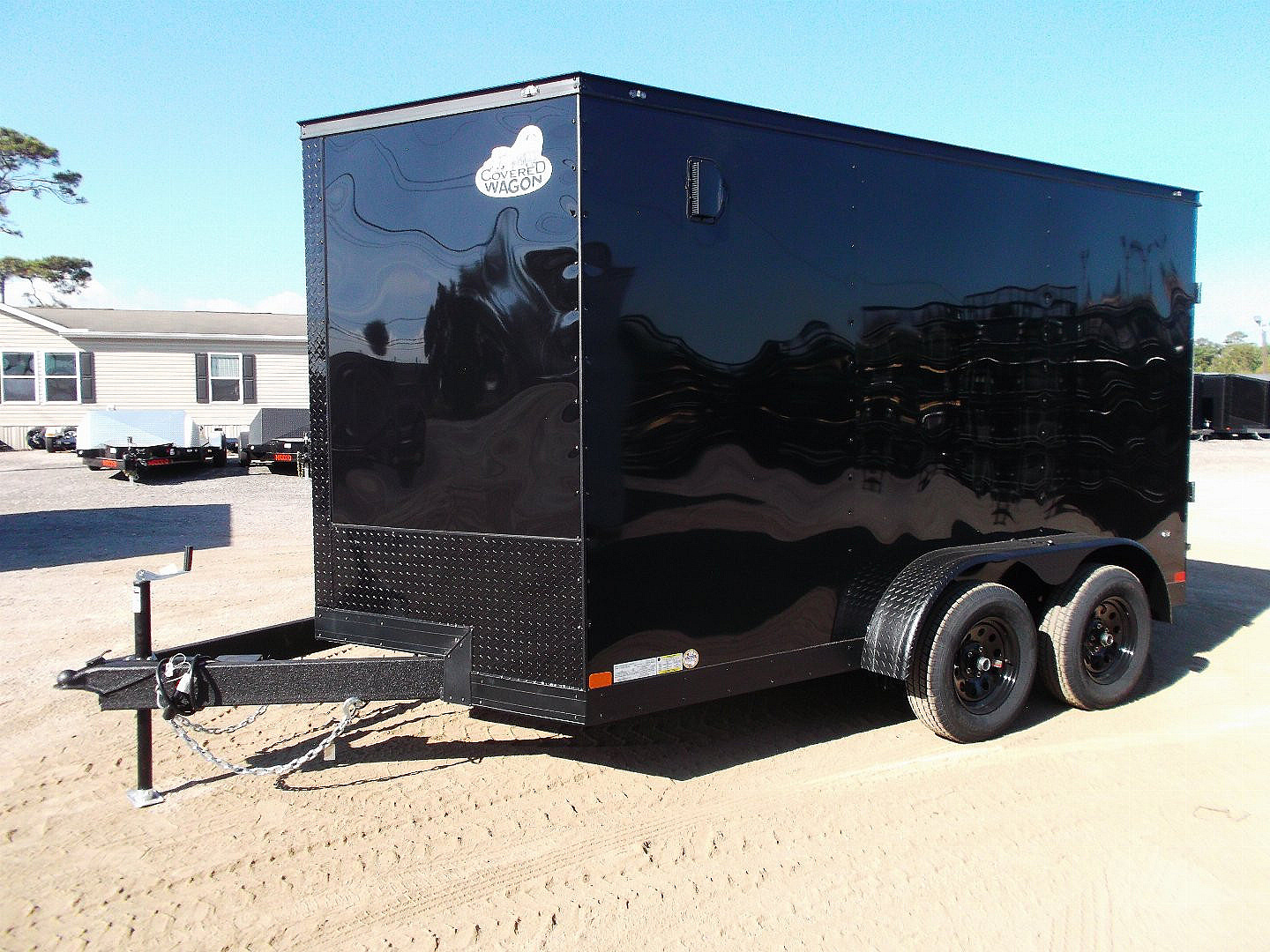 New 2025 COVERED WAGON TRAILERS 7x12 Tandem Axle Cargo Trailer ...