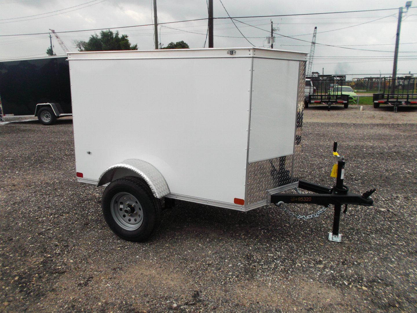 New 2025 COVERED WAGON TRAILERS 4x6 SA Cargo Trailer / Enclosed Trailer ...