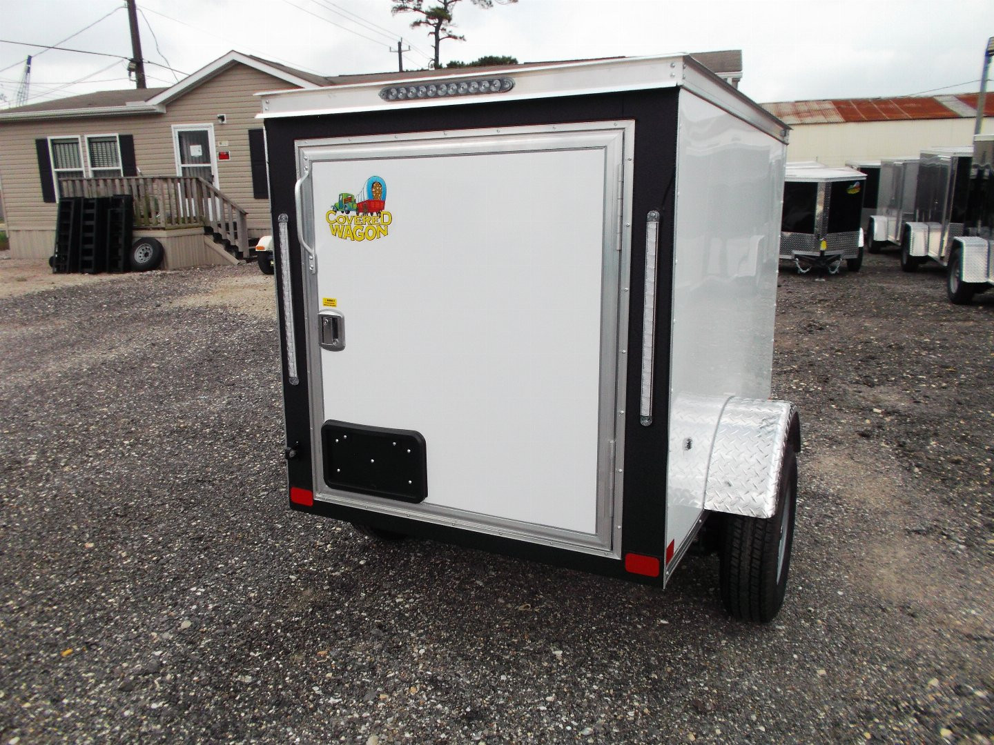 New 2025 COVERED WAGON TRAILERS 4x6 SA Cargo Trailer / Enclosed Trailer ...