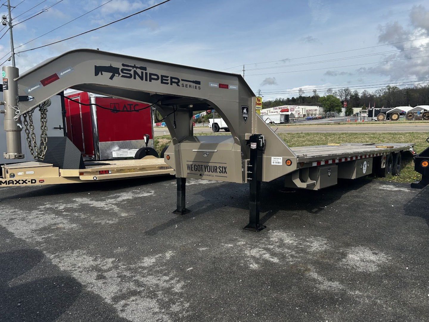 New 2025 Iron Bull FLG 32' SNIPER W/ RAMPAGE Equipment Trailer