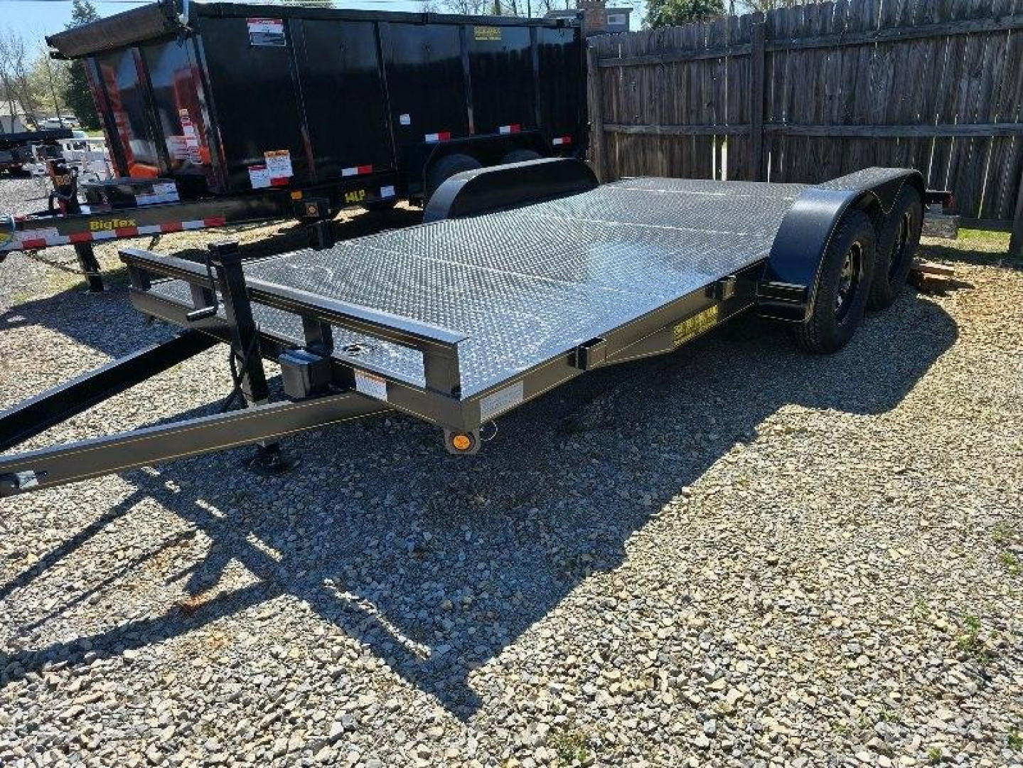 New 2025 P & T Trailers 7K 14+2 CARHAULER STEEL Utility Trailer