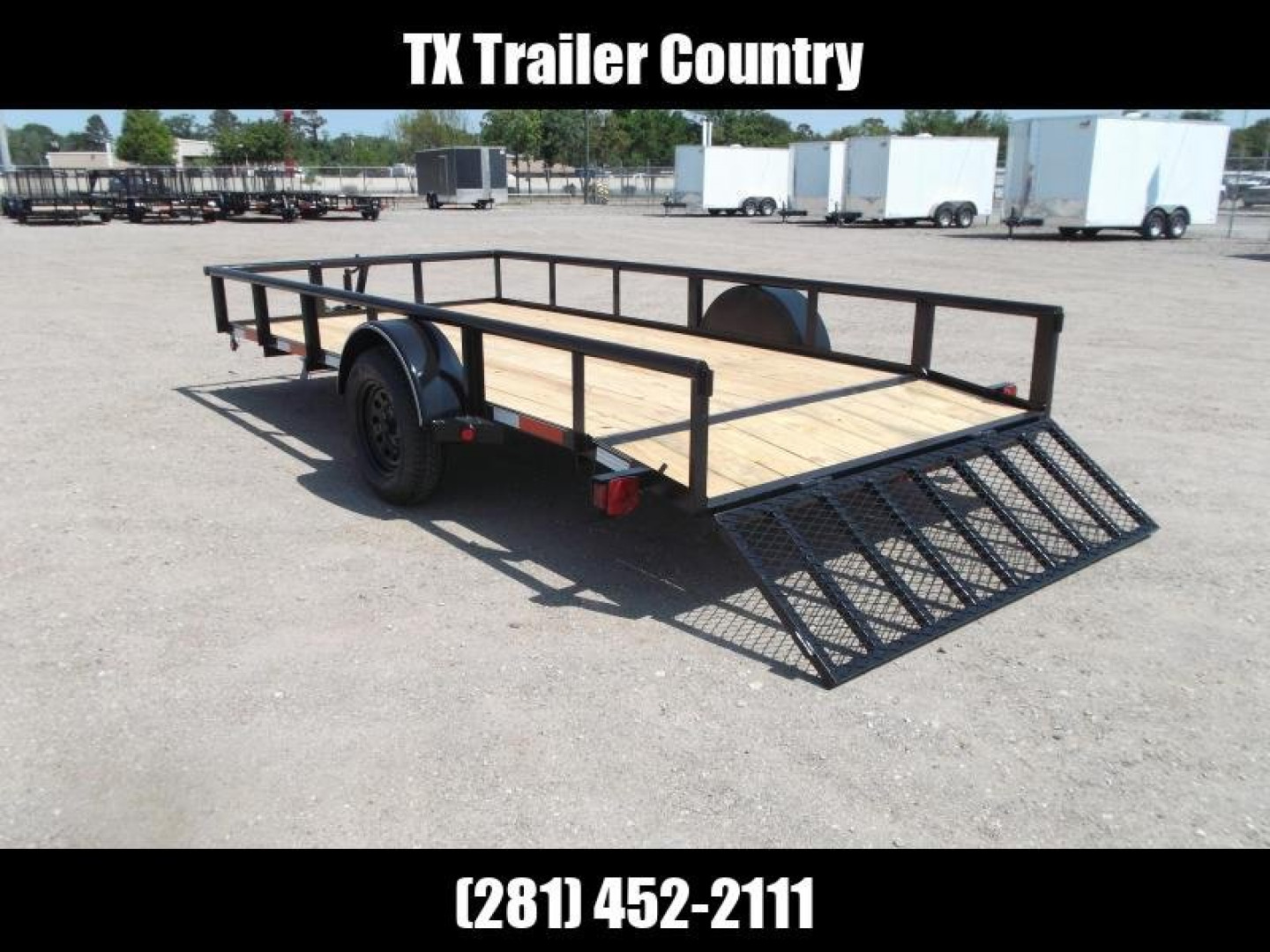 New 2025 Longhorn Trailers 77x14 Single Axle Utility Trailer / Pipetop ...
