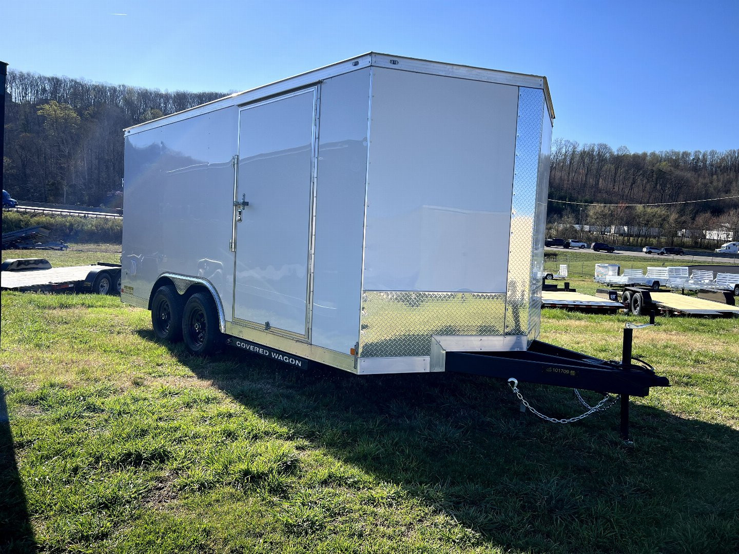 New 2025 Covered Wagon Trailers 8.5X16 7'TALL 5200 DROP AXLE Cargo ...