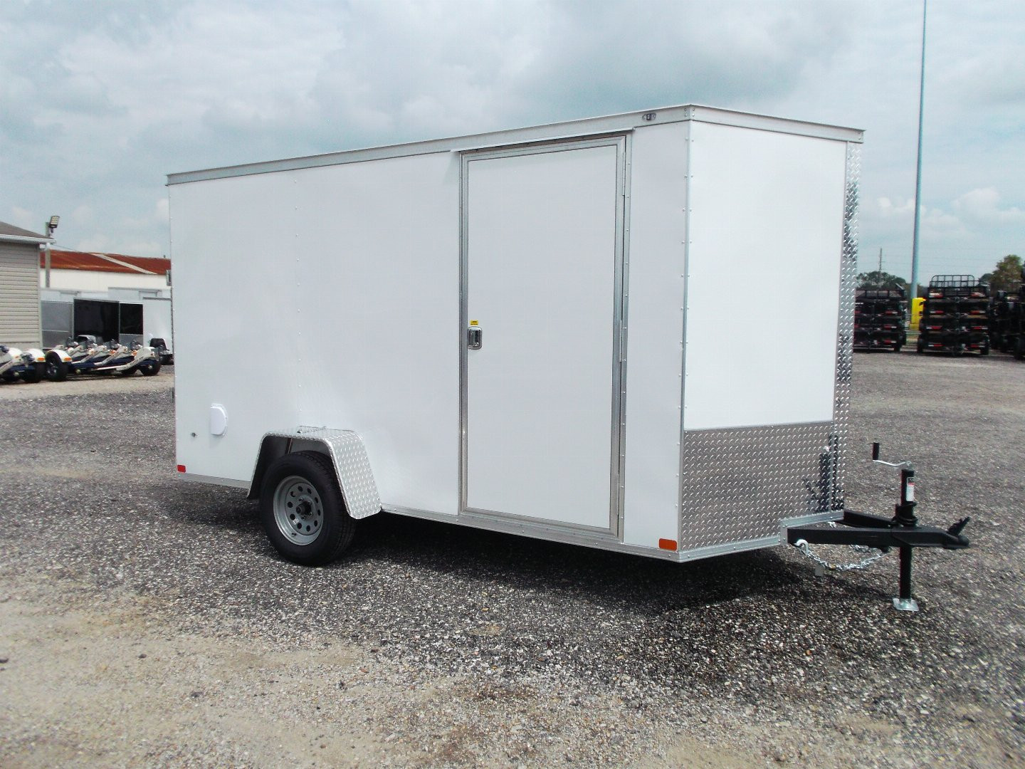 New 2025 COVERED WAGON TRAILERS 6x12 Single Axle Cargo Trailer ...