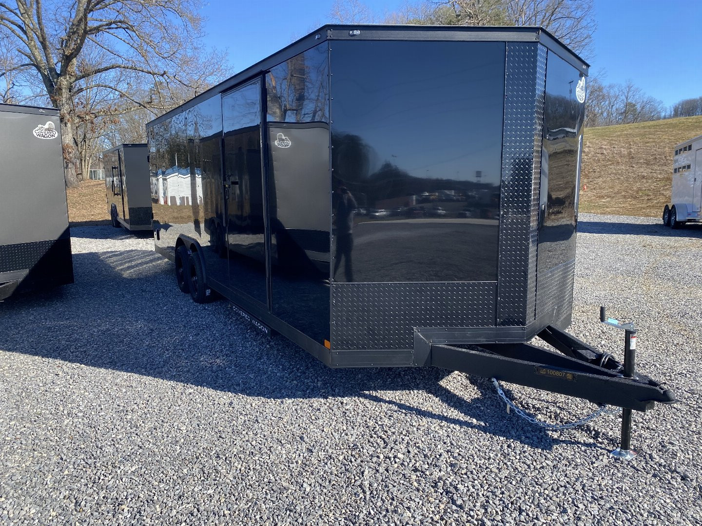 New 2025 Covered Wagon Trailers 8.5X24 TA3 GREY/BO Cargo / Enclosed ...