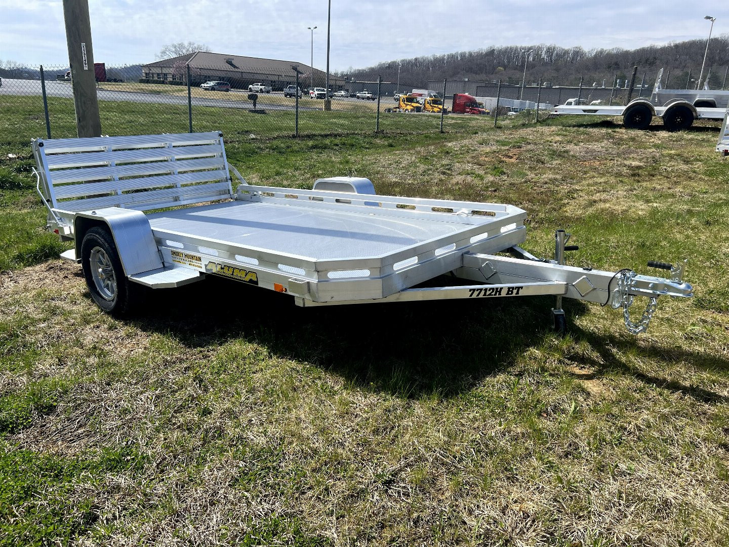 New 2025 Aluma 7712H-BT Utility Trailer