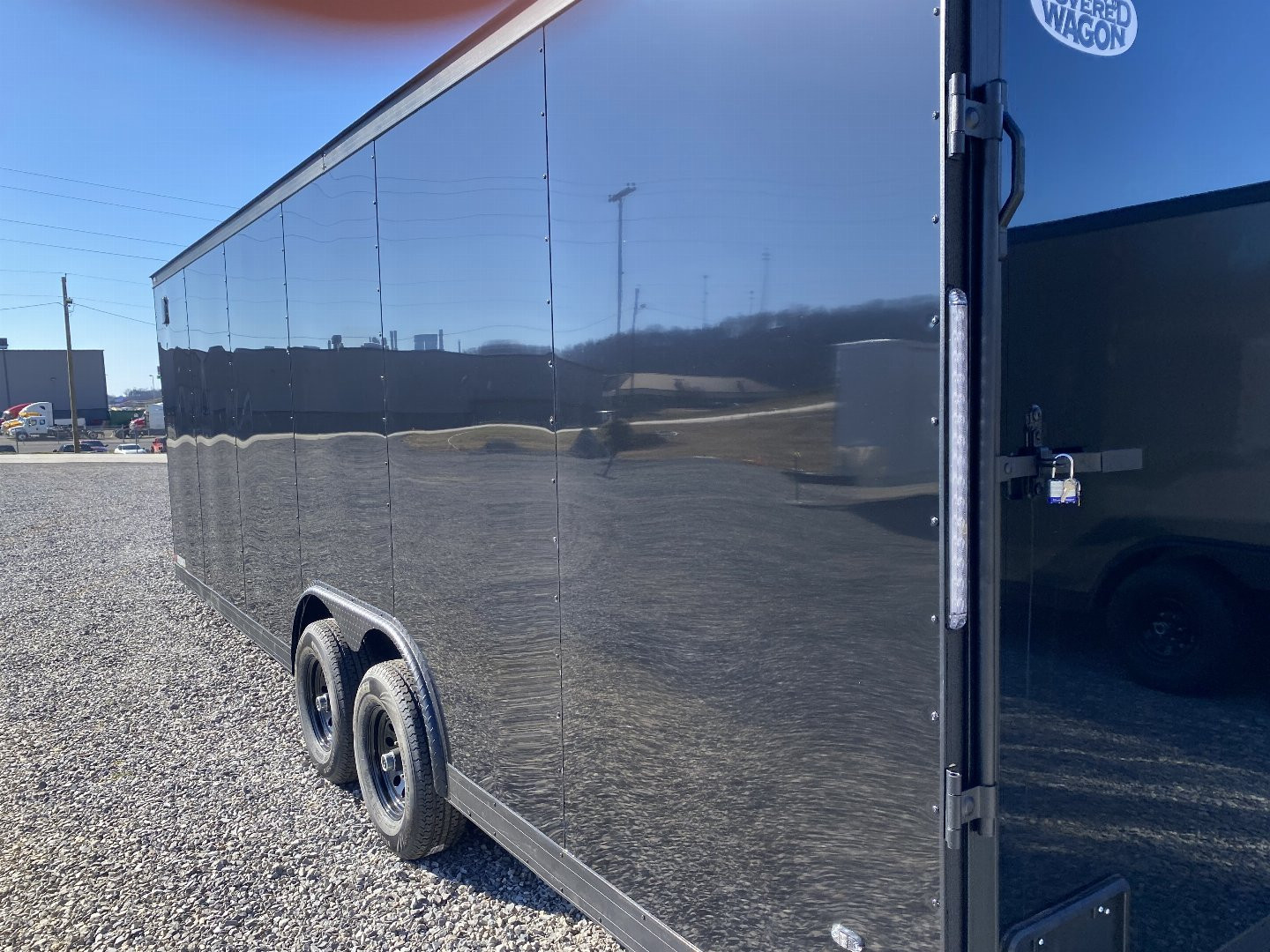 New 2025 Covered Wagon Trailers 8.5X24 TA3 GREY/BO Cargo / Enclosed ...