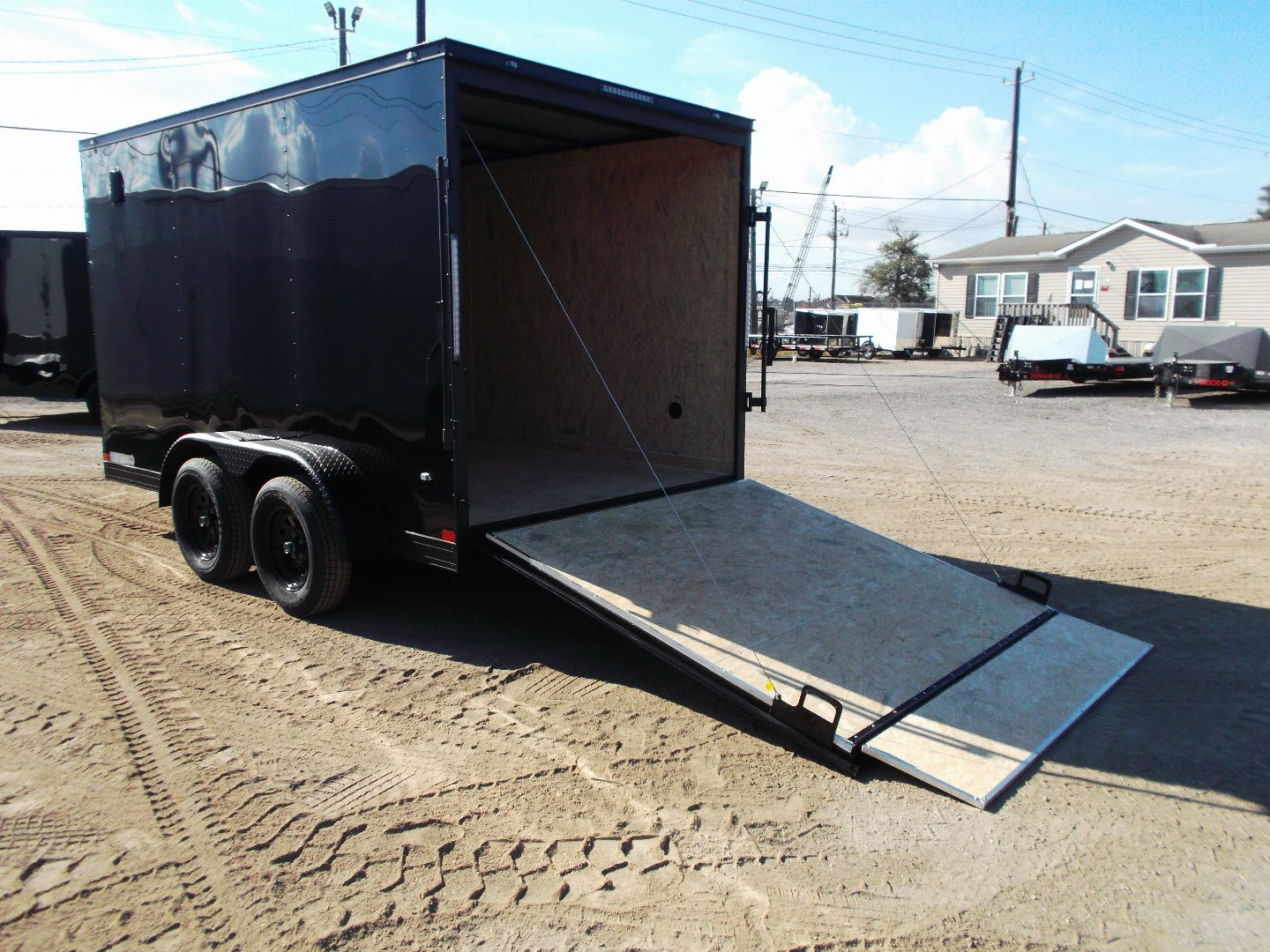 New 2025 COVERED WAGON TRAILERS 7x12 Tandem Axle Cargo Trailer ...