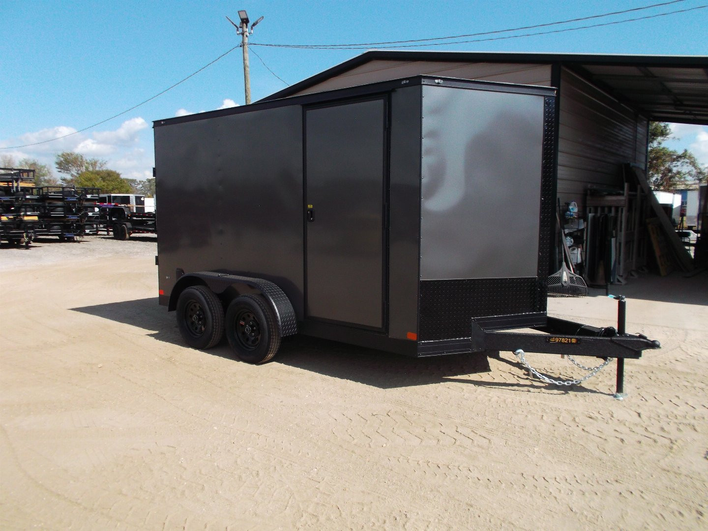 New 2025 COVERED WAGON TRAILERS 7x12 TA Cargo Trailer / Enclosed ...
