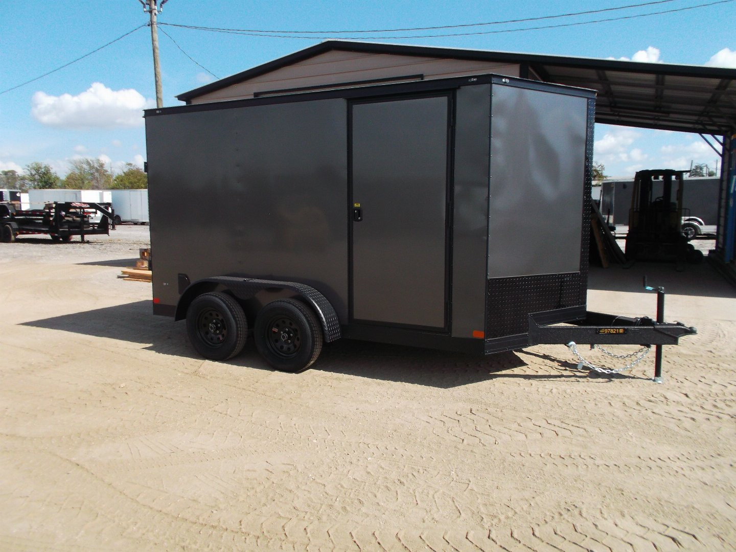 New 2025 COVERED WAGON TRAILERS 7x12 TA Cargo Trailer / Enclosed ...