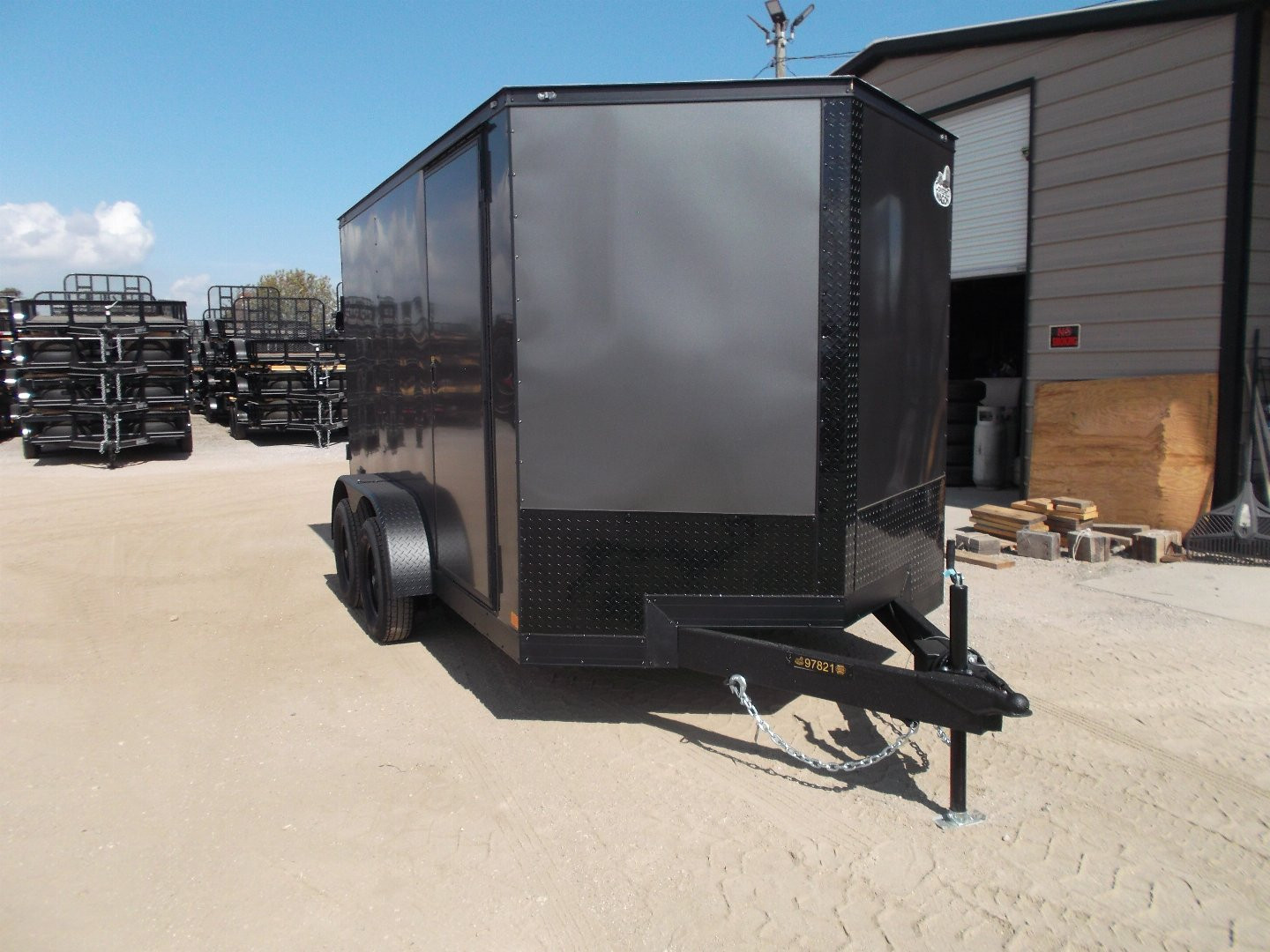 New 2025 COVERED WAGON TRAILERS 7x12 TA Cargo Trailer / Enclosed ...