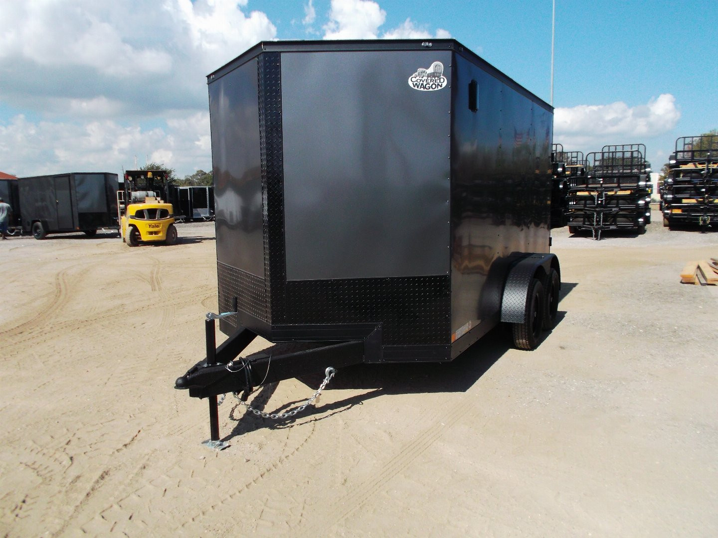 New 2025 COVERED WAGON TRAILERS 7x12 TA Cargo Trailer / Enclosed ...