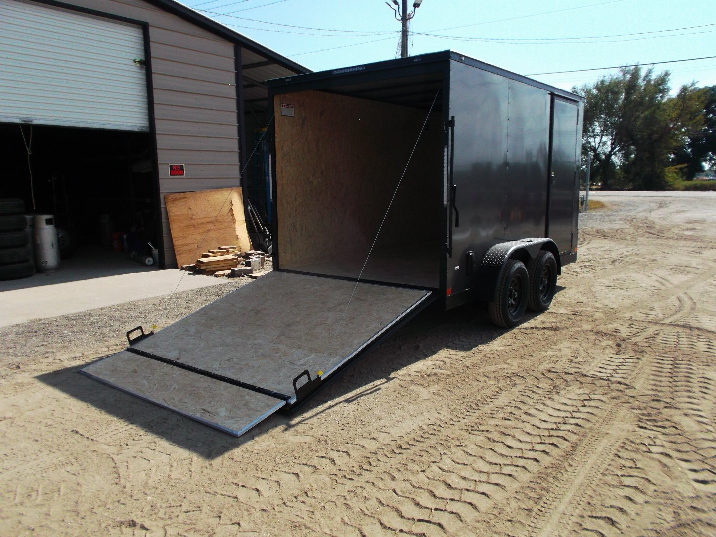 New 2025 COVERED WAGON TRAILERS 7x12 TA Cargo Trailer / Enclosed ...