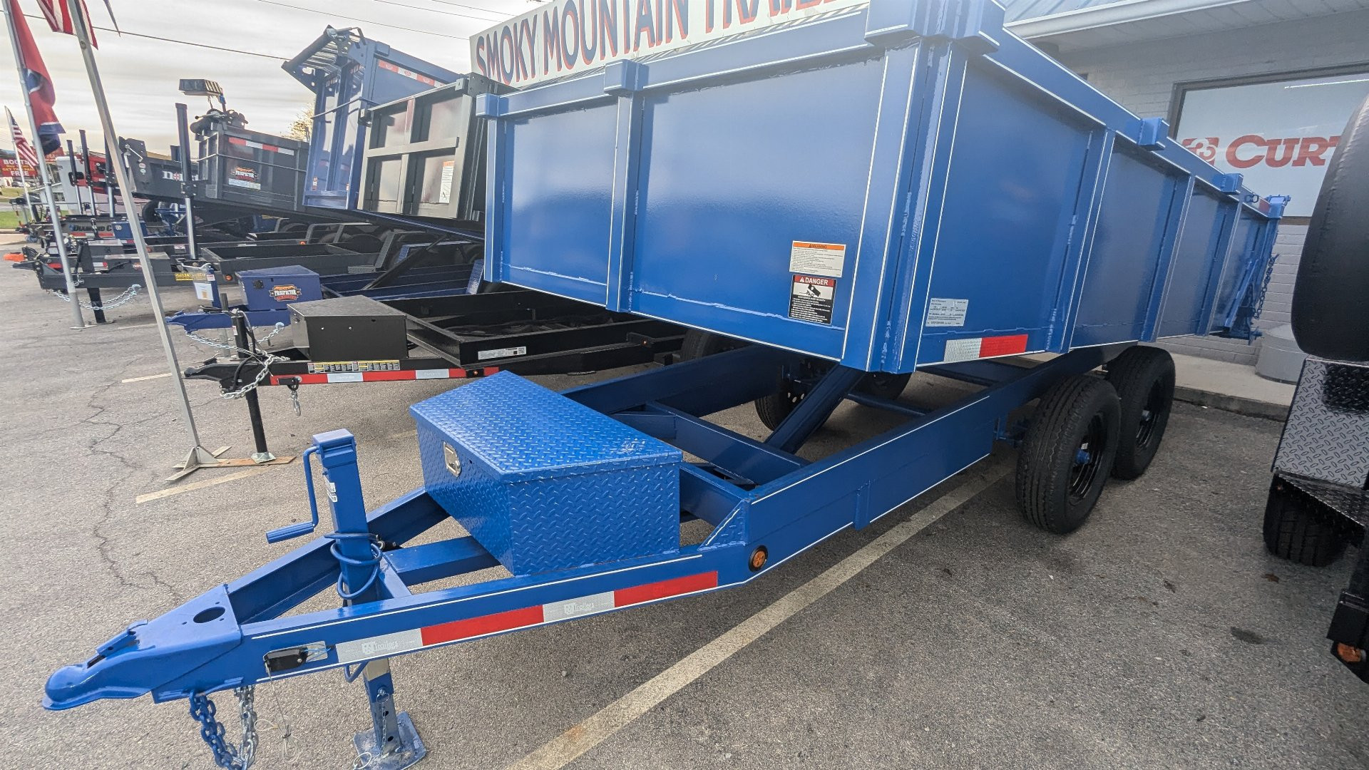 New 2025 P & T Trailers 6X12 DUMP 7K BOX ON TONGUE Dump Trailer for ...