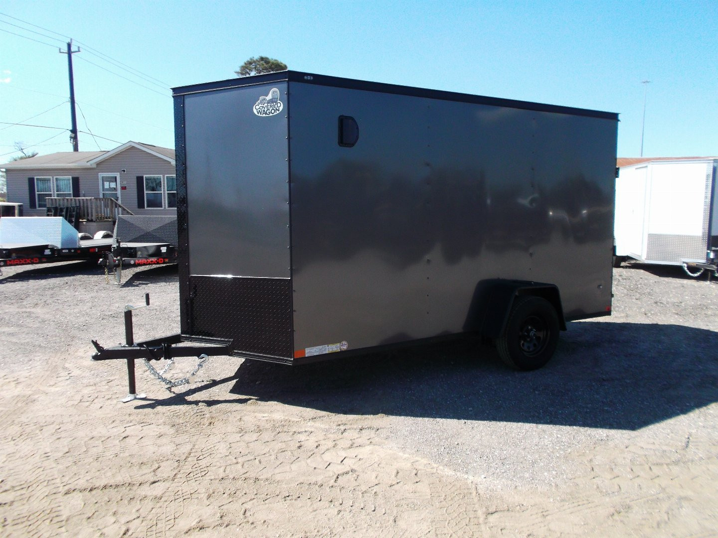 New 2025 COVERED WAGON TRAILERS 6x12 Single Axle Cargo / Enclosed ...