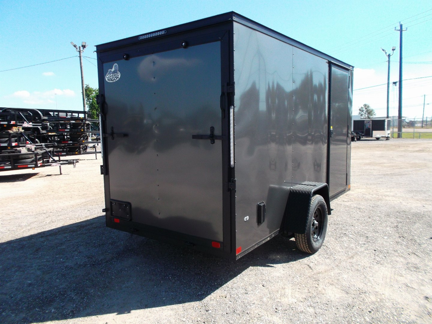 New 2025 COVERED WAGON TRAILERS 6x12 Single Axle Cargo / Enclosed ...