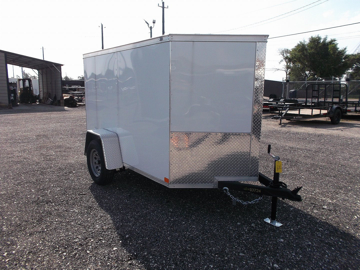 New 2025 COVERED WAGON TRAILERS 5x8 Single Axle Cargo Trailer ...