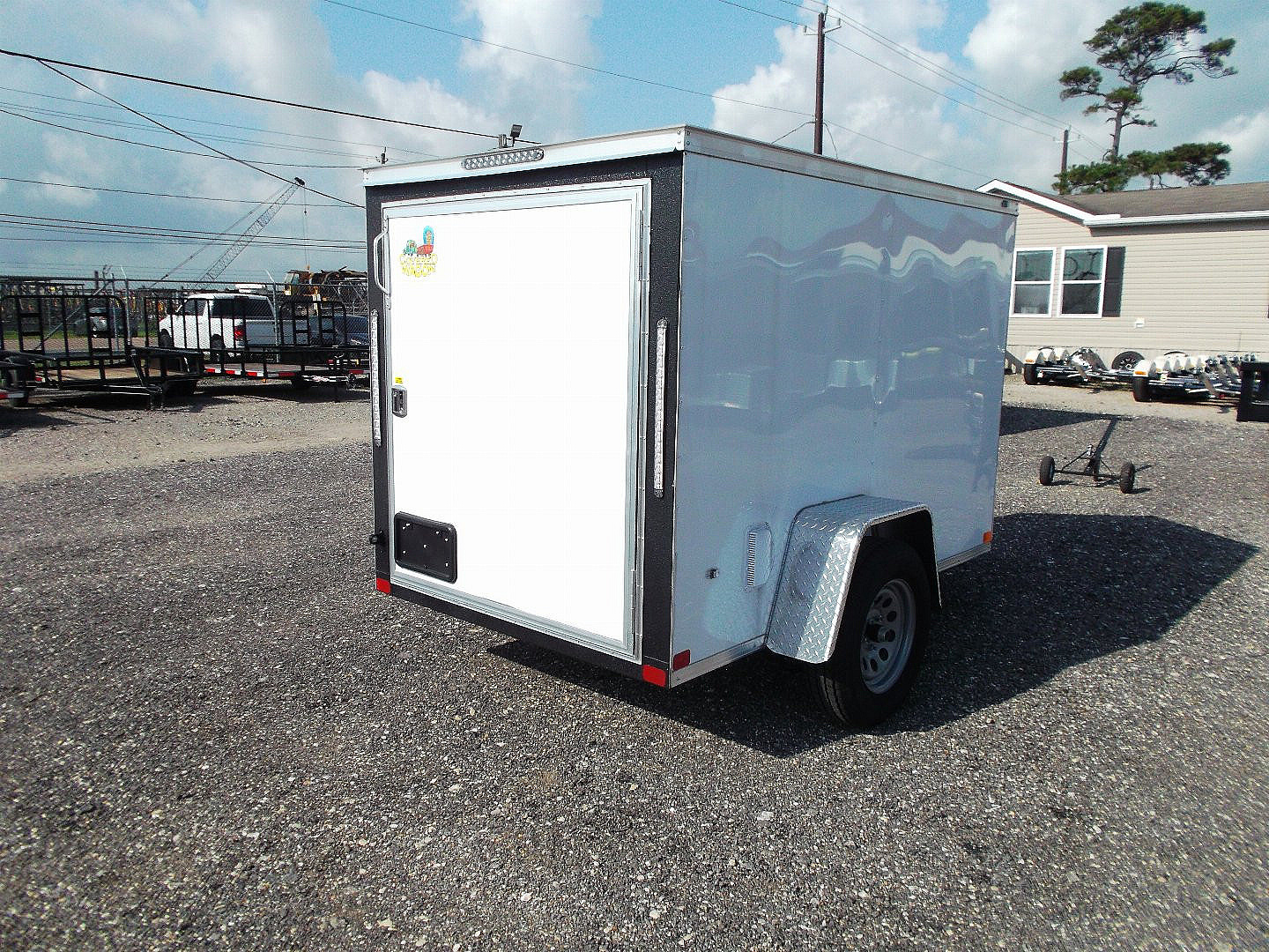 New 2025 COVERED WAGON TRAILERS 5x8 Single Axle Cargo Trailer ...