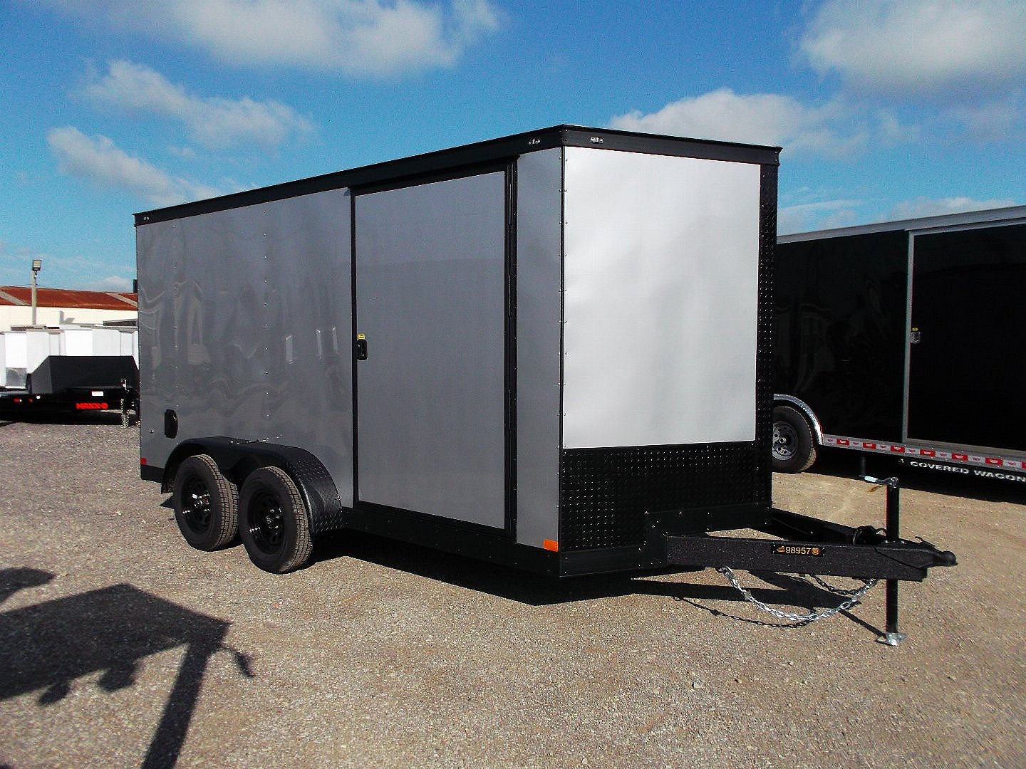 New 2025 COVERED WAGON TRAILERS 7x12 Tandem Axle Cargo Trailer ...