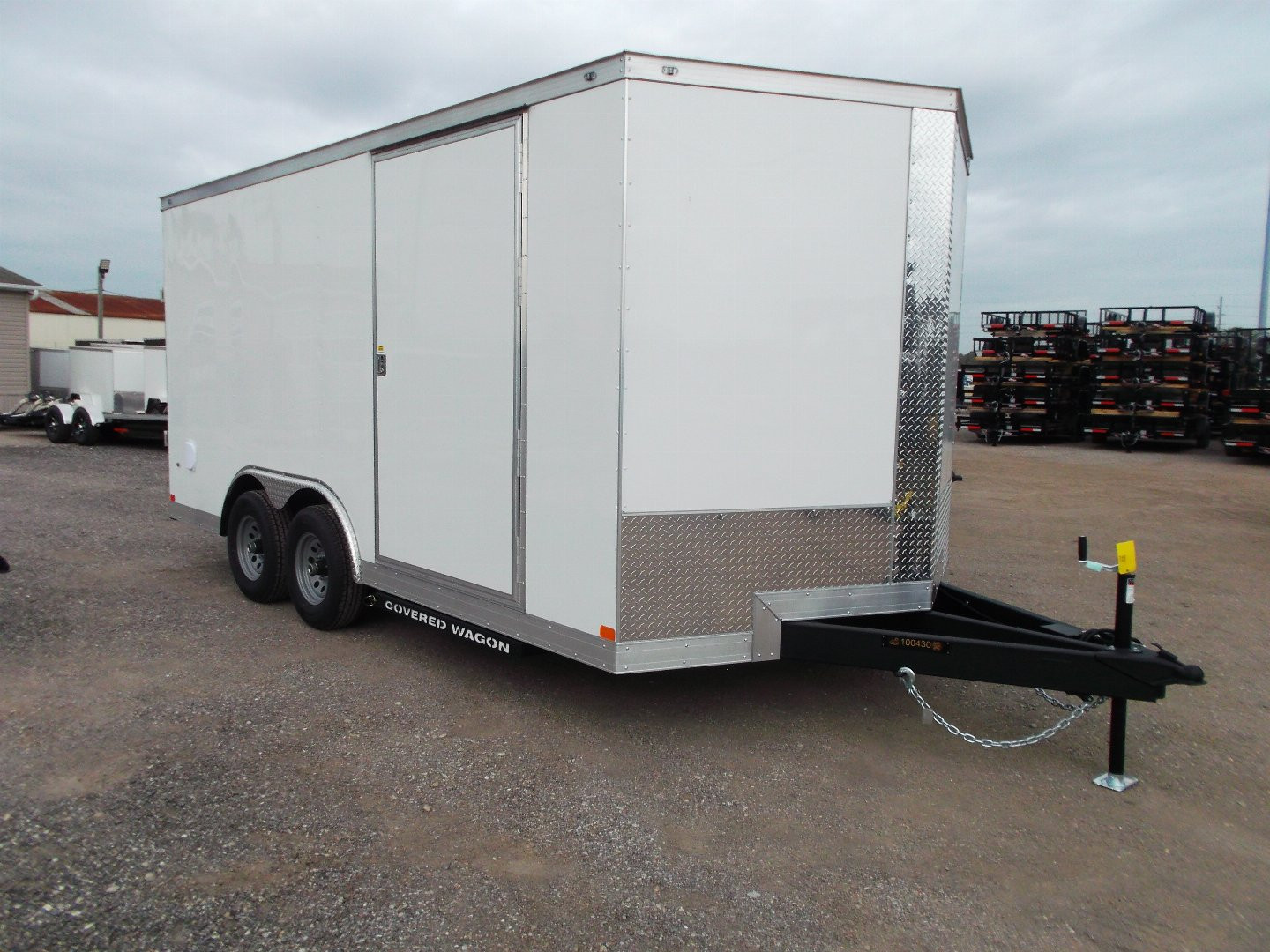 New 2025 COVERED WAGON TRAILERS 8.5x16 Cargo Trailer / Enclosed Trailer ...