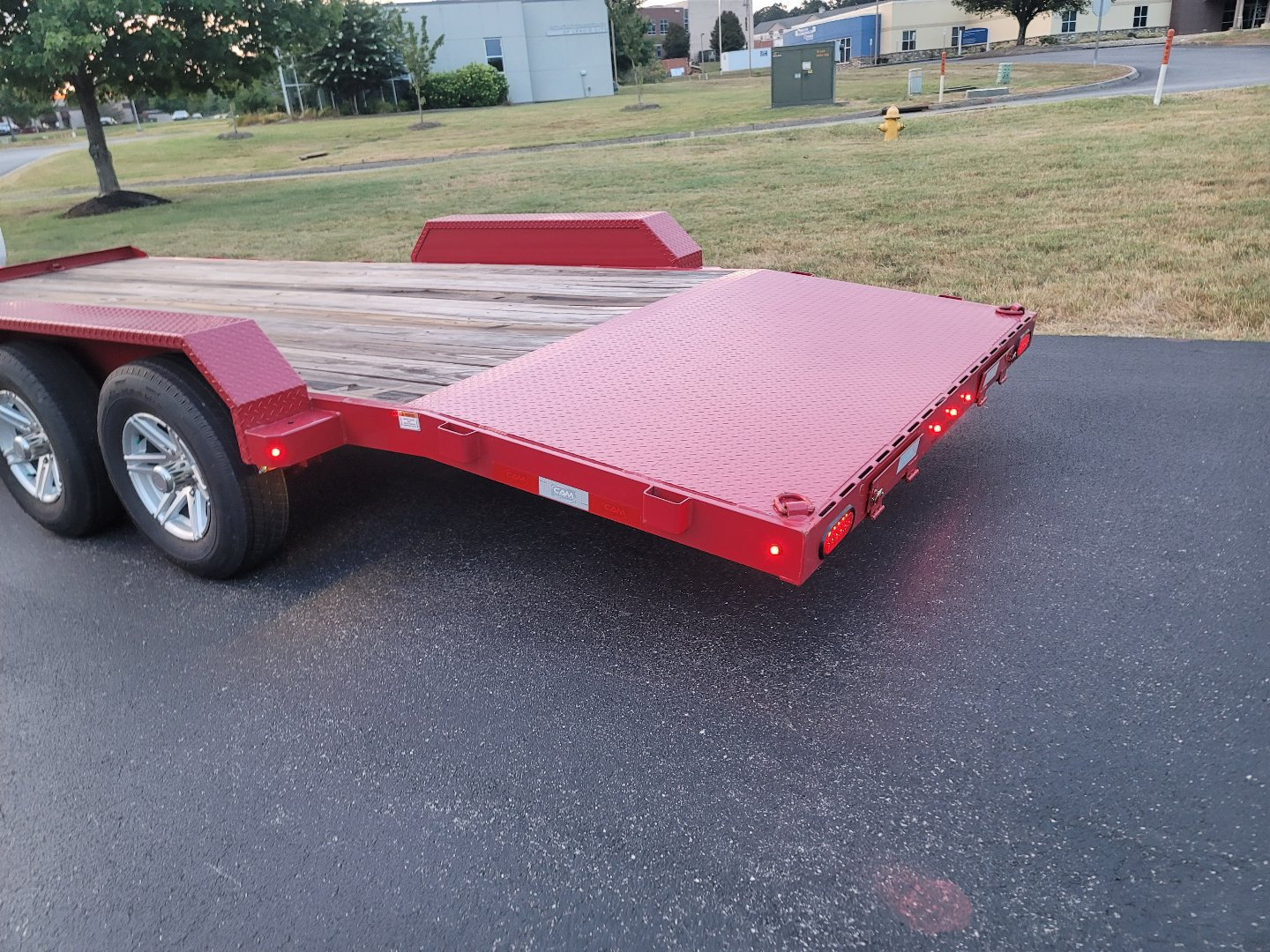 New 2023 CAM SUPERLINE 5CAM 20' CARHAULER Wood Car Hauler