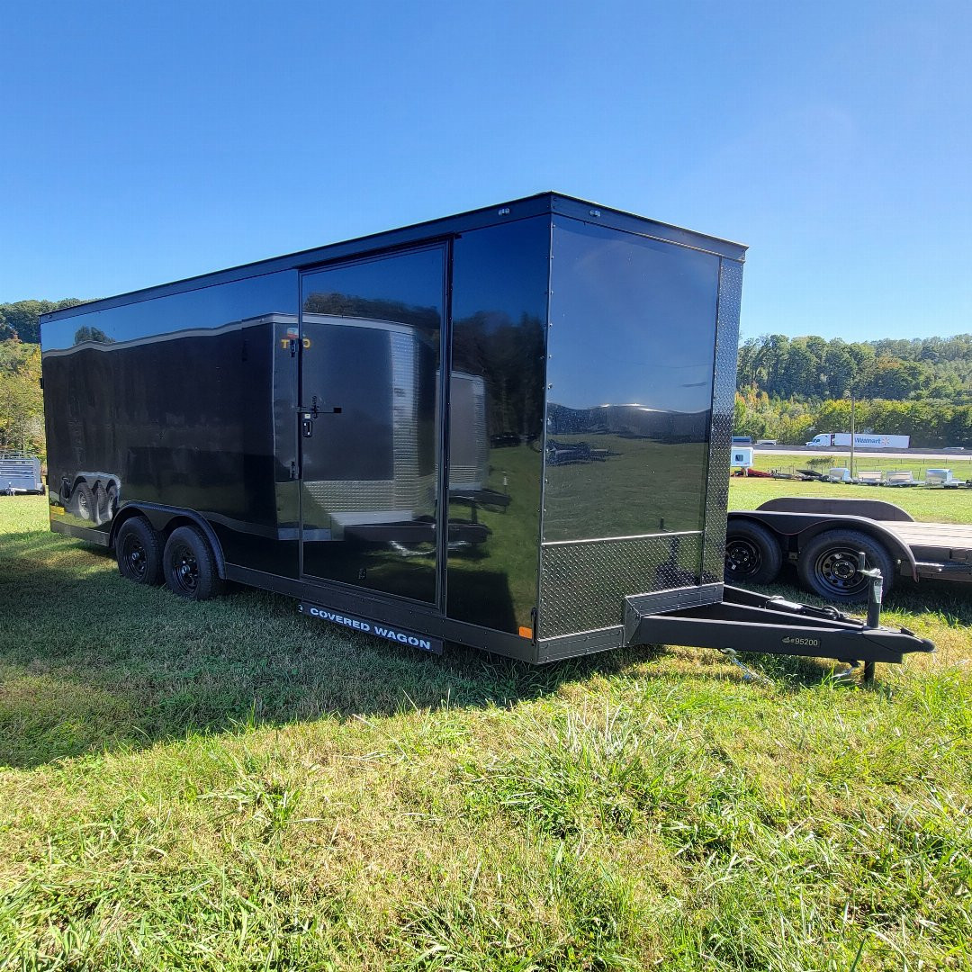 New 2024 Covered Wagon Trailers 8.5X20 TA3 7' POLY BARLOCK SCRLESS ...