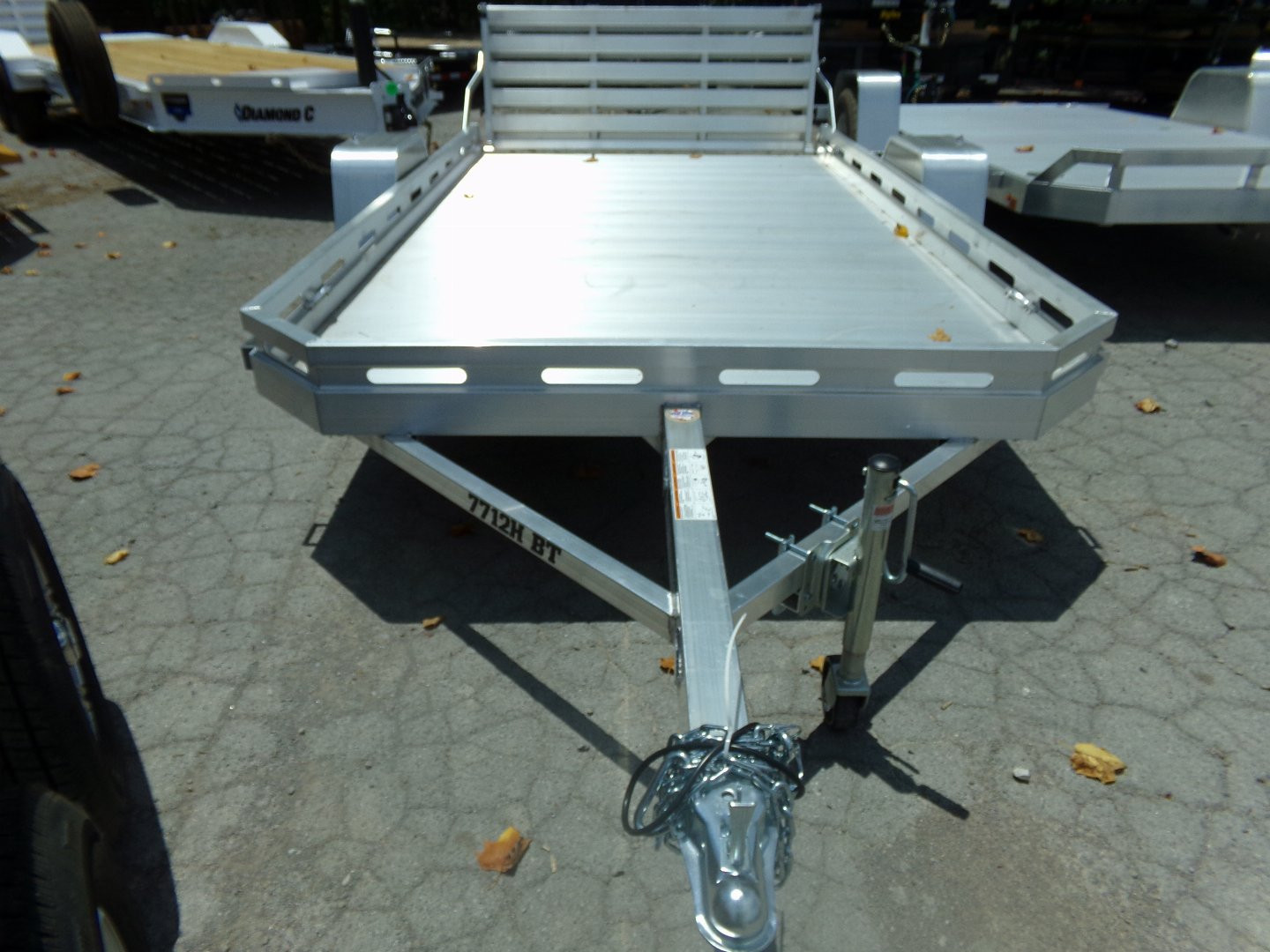 New 2024 Aluma 7712H-BT ATV Trailer